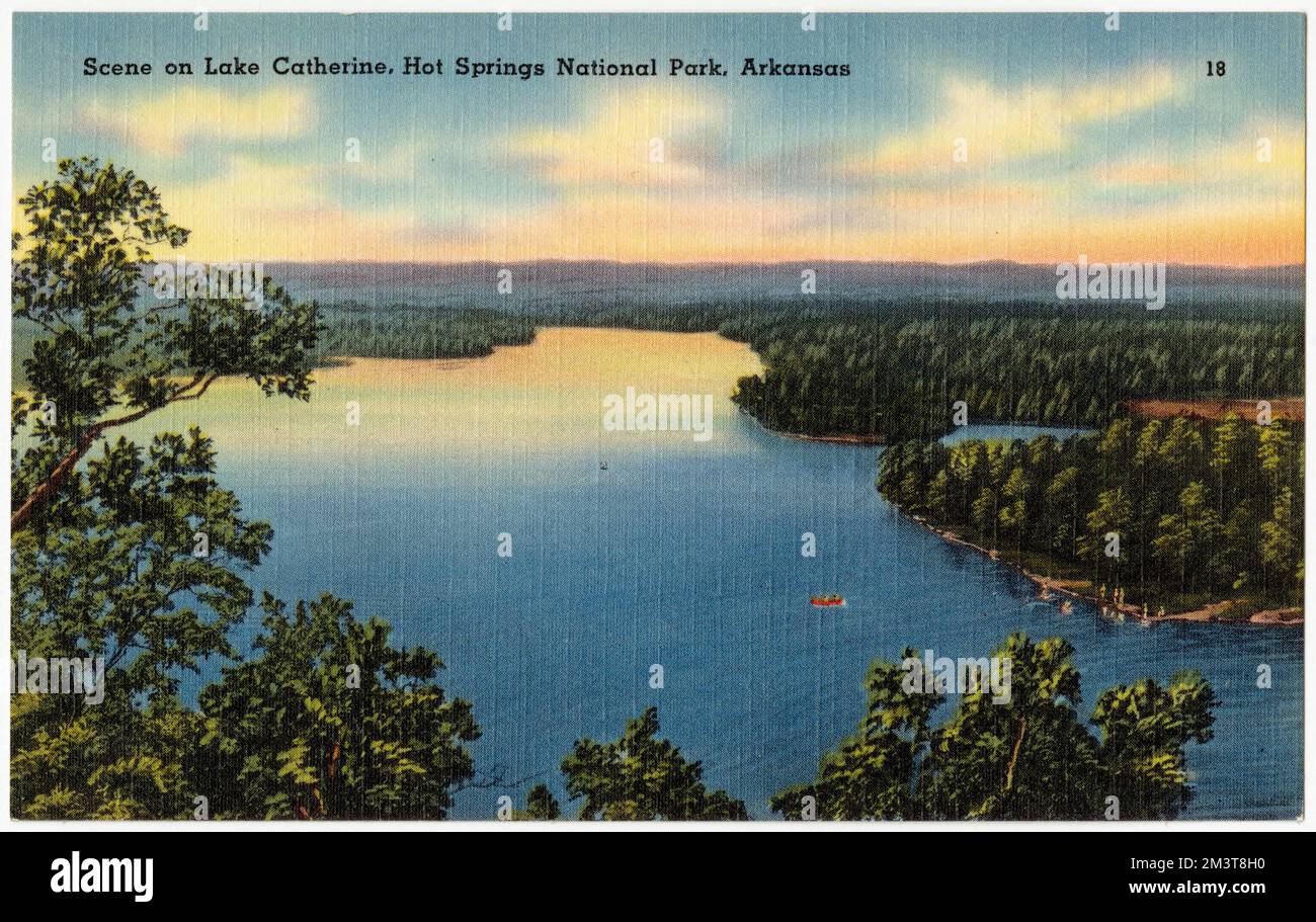 Scene on Lake Catherine, Hot Springs National Park, Arkansas , Lakes ...