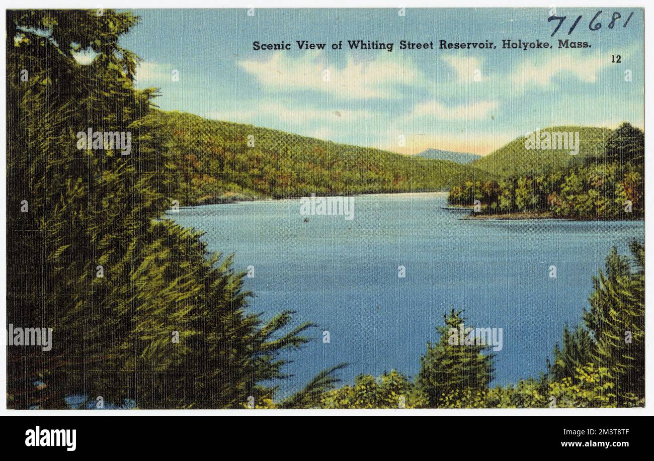 Scenic view of Whiting Street Reservoir, Holyoke, Mass. , Reservoirs ...