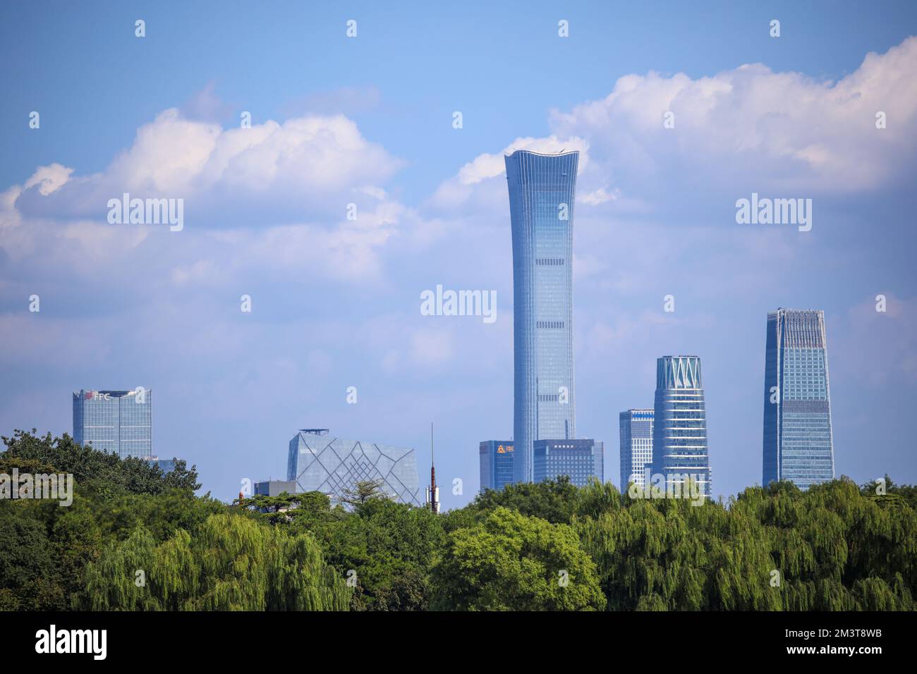 The CITIC Tower (China Zun) a supertall skyscraper in the Central ...