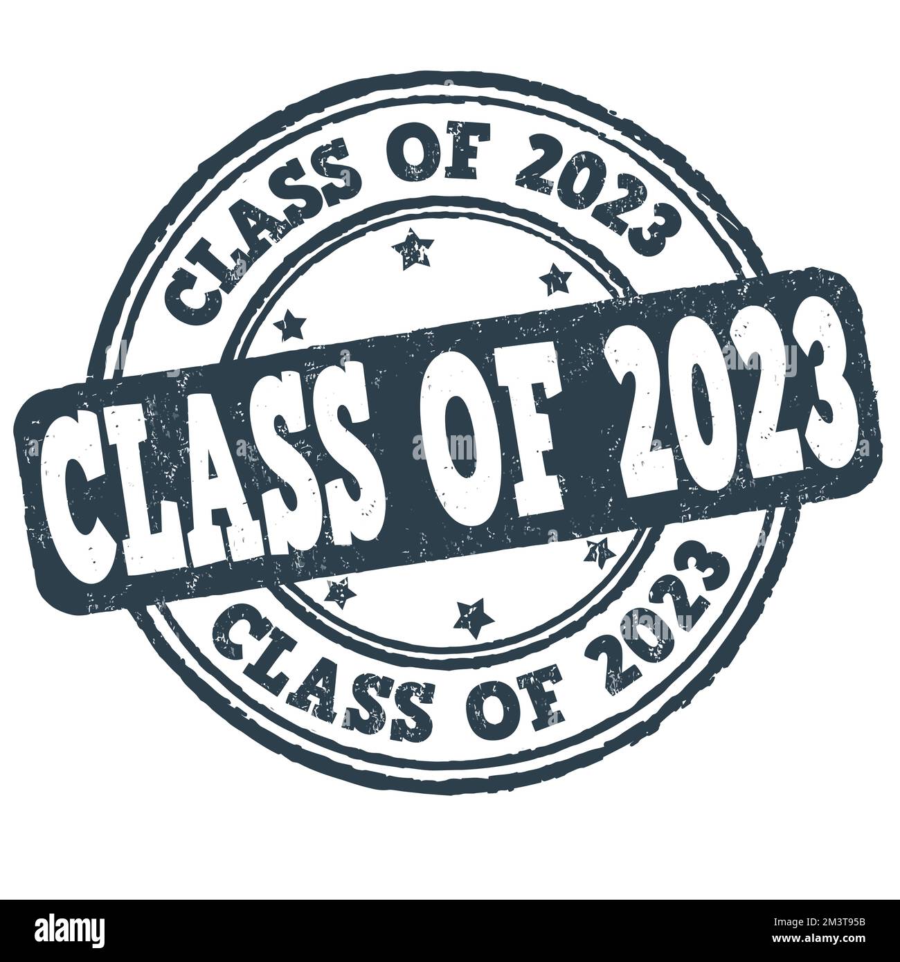 Class of 2023 grunge rubber stamp on white background, vector ...