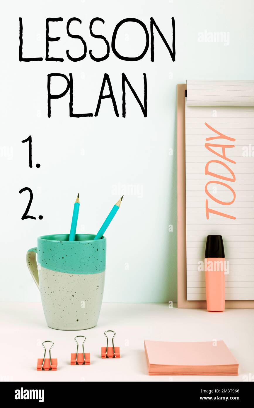 Conceptual caption Lesson Plan. Business overview a teacher's detailed ...