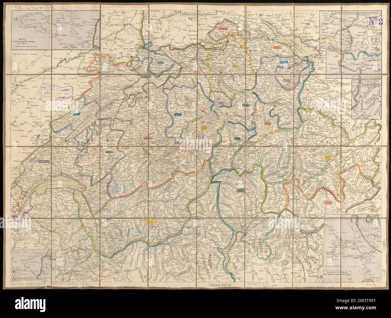 Schweiz , Switzerland, Maps Norman B. Leventhal Map Center Collection ...