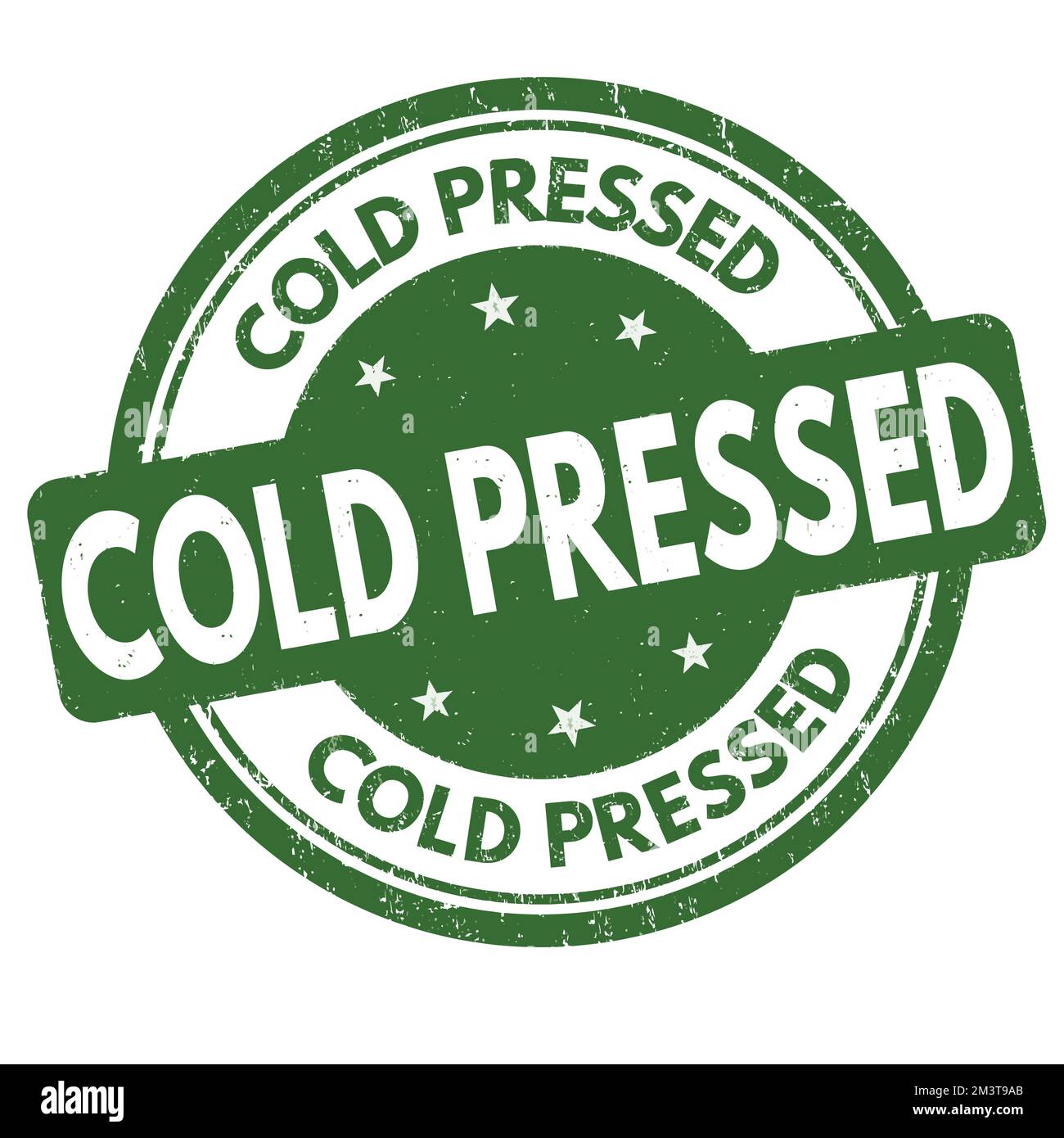 Cold pressed grunge rubber stamp on white background, vector ...