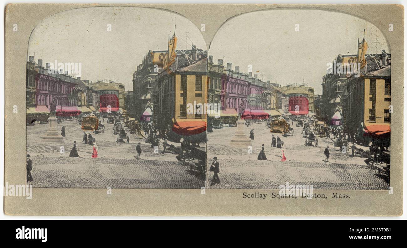 Scollay Square, Boston, Mass. , Streets, Cities & towns Stock Photo - Alamy
