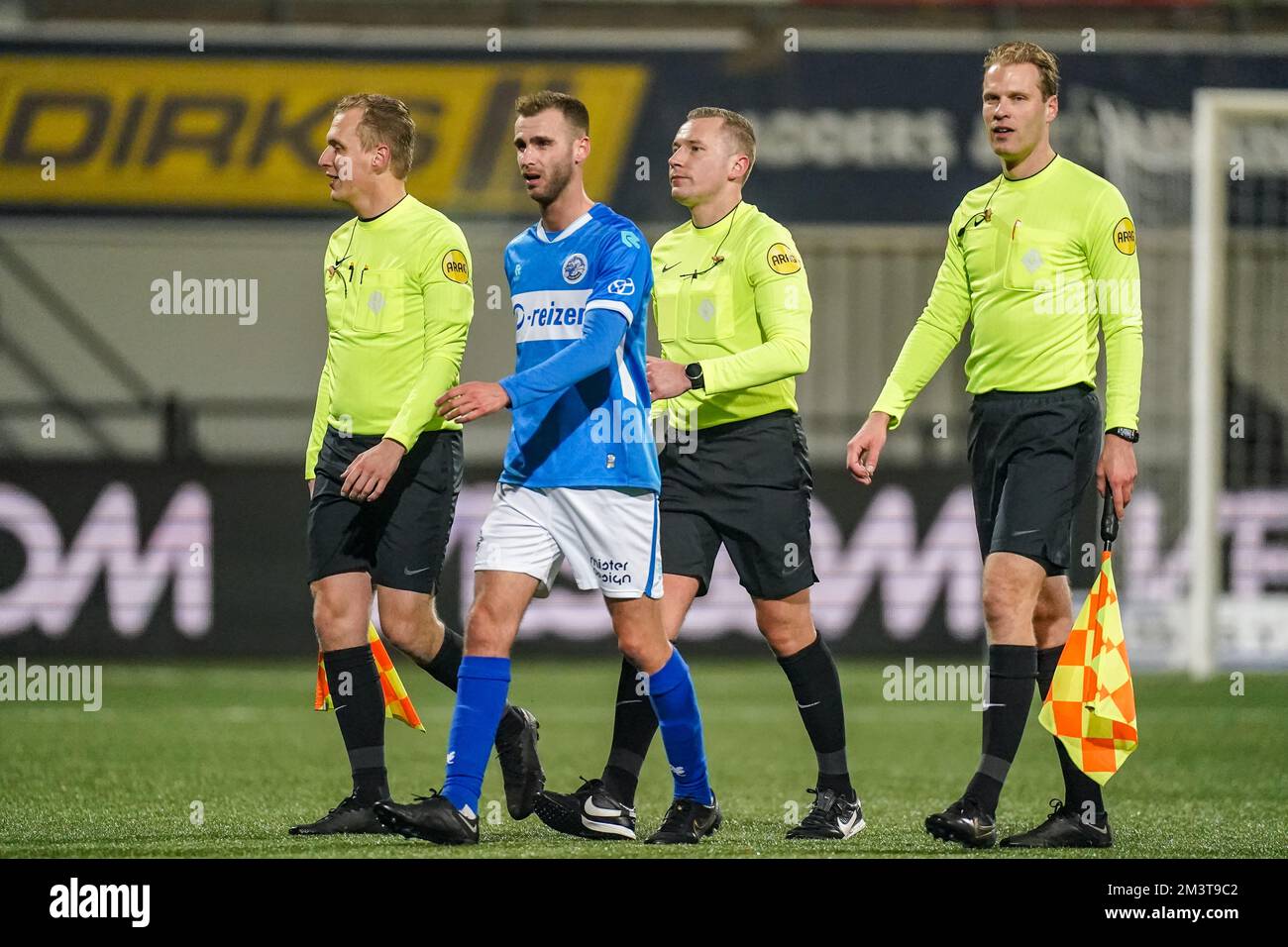 HELMOND, NETHERLANDS - DECEMBER 16: assistant referee Michael Rasch ...