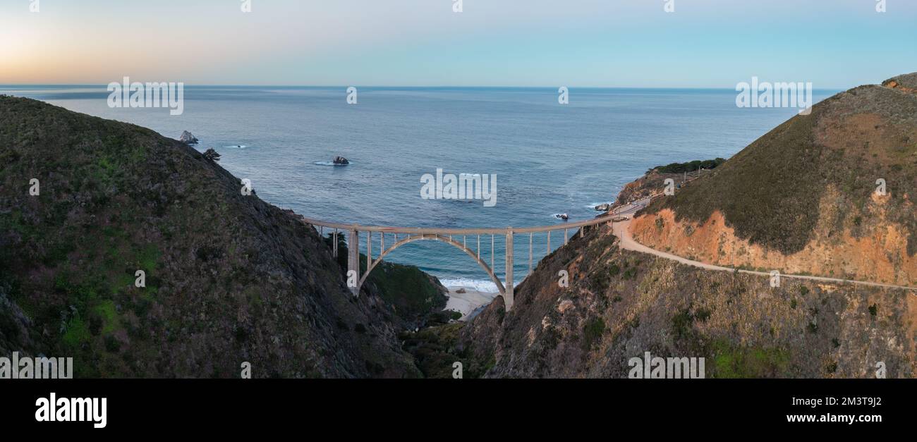 Highway 1 big sur aerial hi-res stock photography and images - Alamy