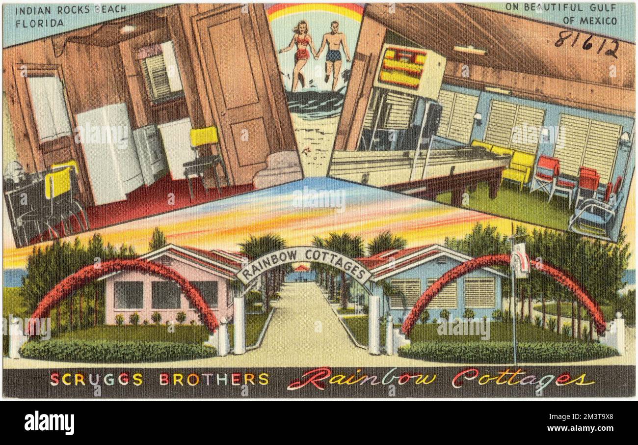 Scruggs Brothers Rainbow Cottages , Motels, Tichnor Brothers Collection ...