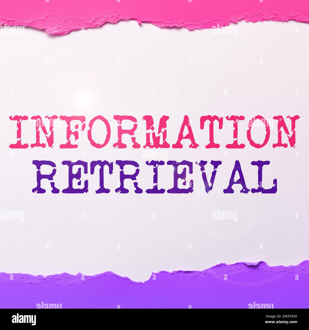 Text Caption Presenting Information Retrieval Word For A Place Where Data Are Stored And Can Be