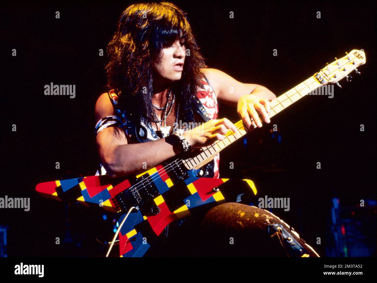 Akira Takasaki 1986 Concord, California Credit: Ross Pelton/MediaPunch ...