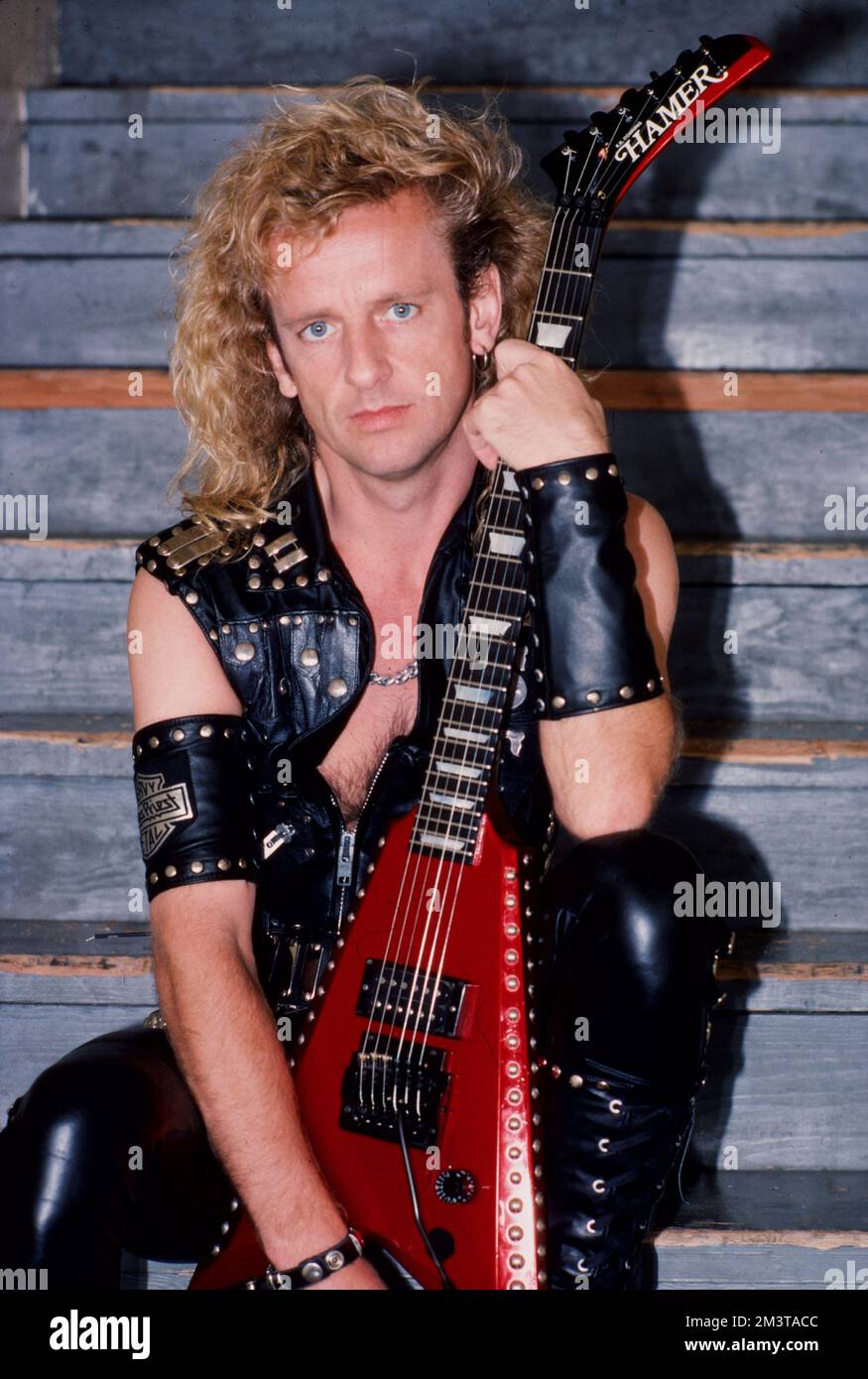 K. K. Downing of Judas Priest 1988. San Francisco, California Credit ...