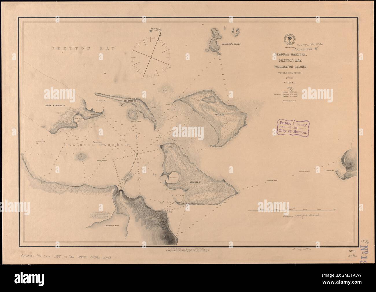 Seagull Harbour, Gretton Bay, Wollaston Island, Tierra del Fuego ...