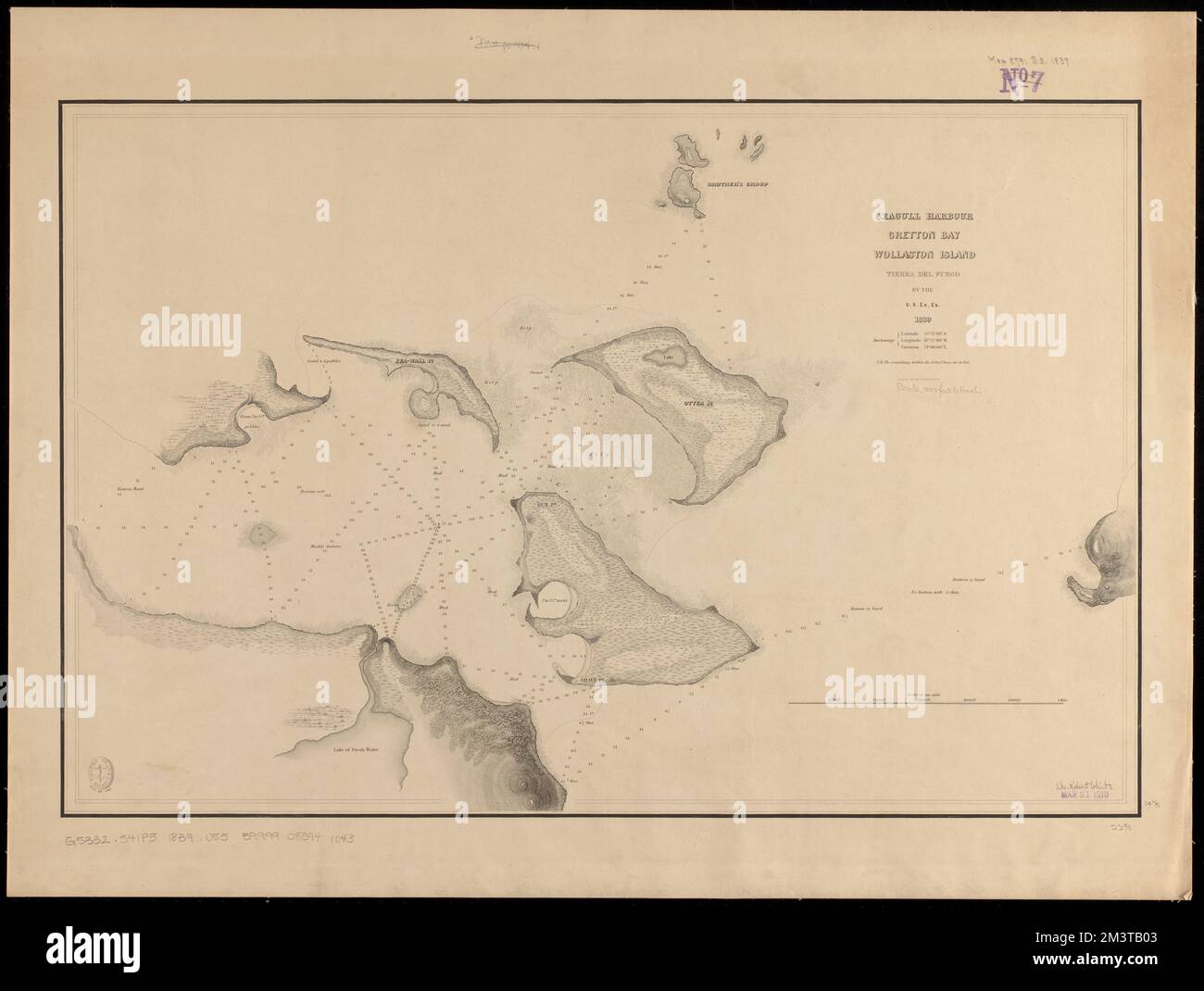 Seagull Harbour, Gretton Bay, Wollaston Island, Tierra del Fuego ...