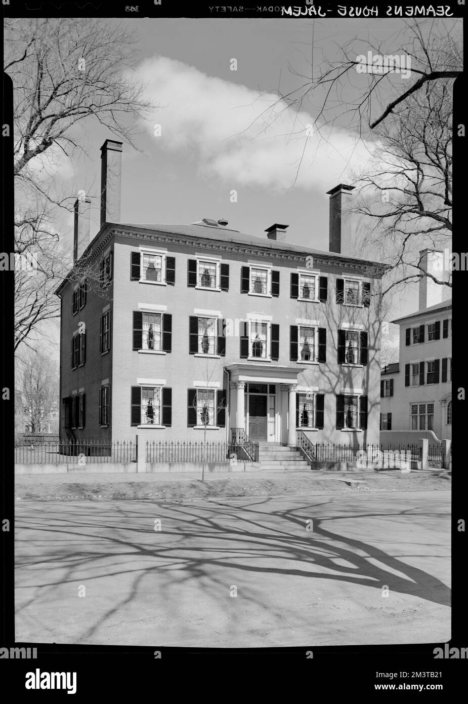 Seaman's House, Salem MA , Dwellings. Samuel Chamberlain Photograph ...