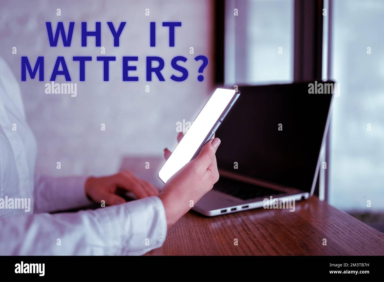 Conceptual display Why It Matters. Business concept Important Reasons ...