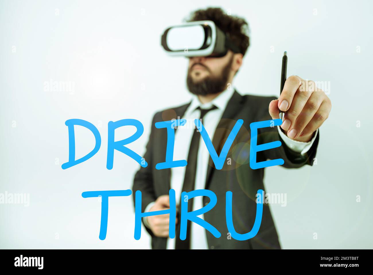Inspiration showing sign Drive Thru. Conceptual photo place where you ...
