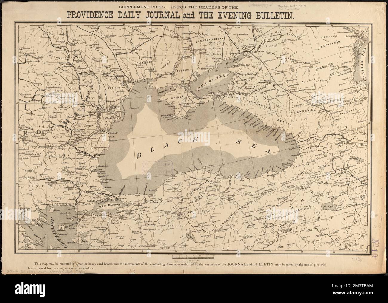 Seat of the Russo-Turkish War , Black Sea region, Maps Norman B ...