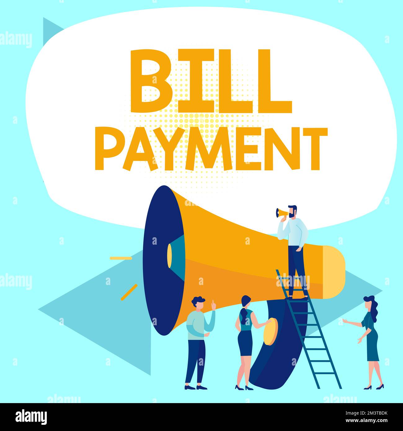 Text caption presenting Bill Payment. Business approach To give money ...