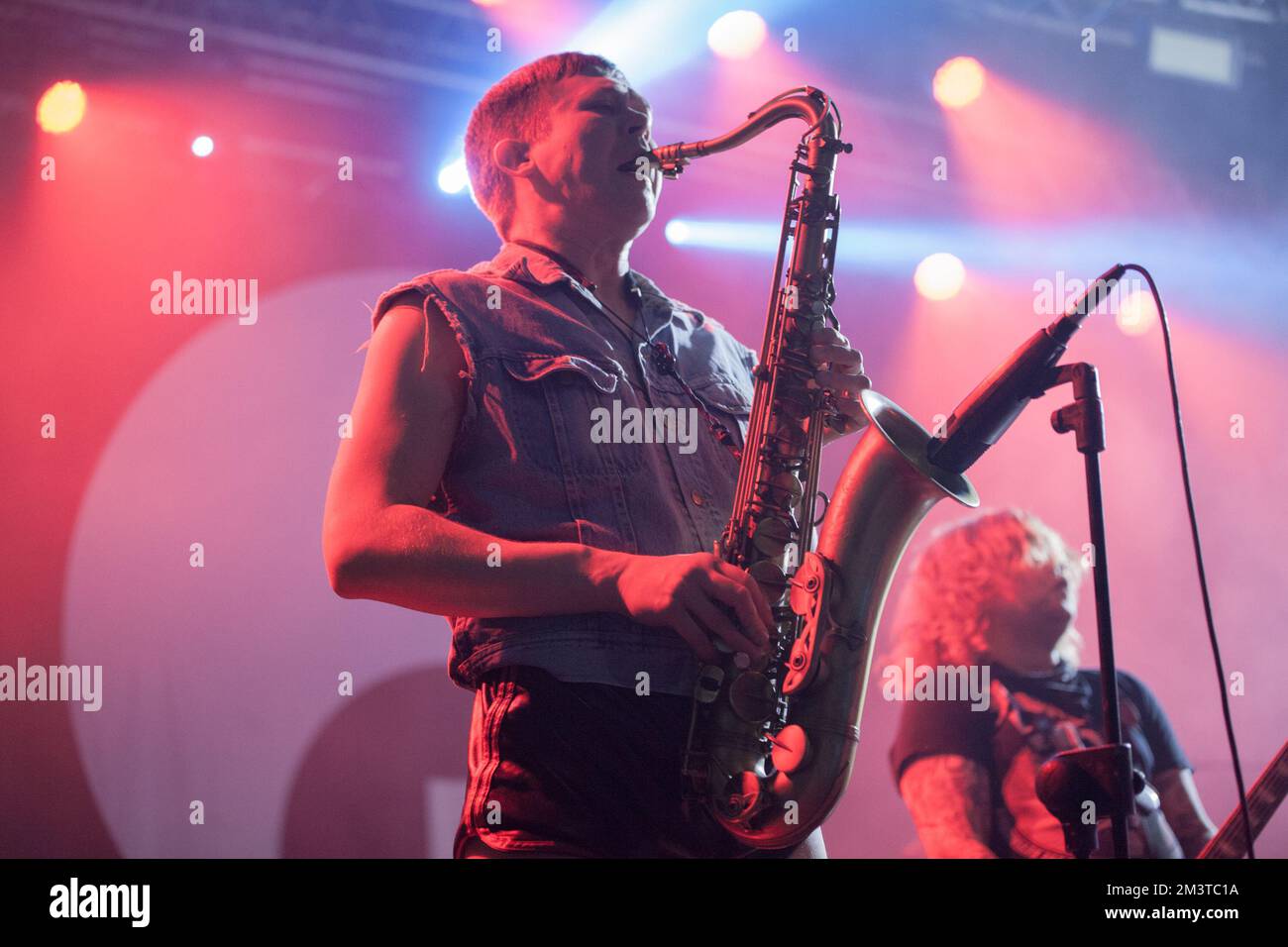 Milano, Lombardia, Italy. 15th Dec, 2022. Viagra Boys live at Fabrique ...