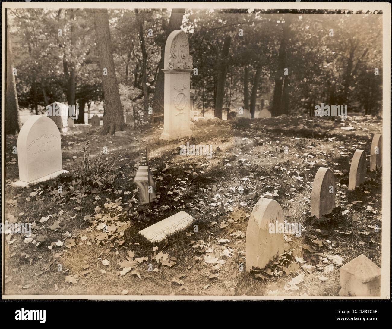Seepy [i.e. Sleepy] Hollow Cemetery, Concord, Mass. Here rest the ...
