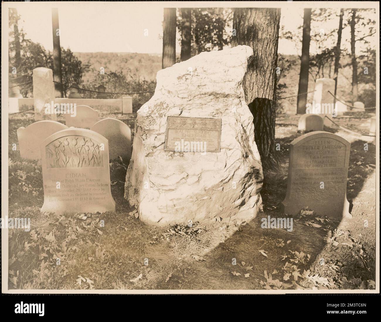 Seepy [i.e. Sleepy] Hollow Cemetery, Concord, Mass. Here rest the ...