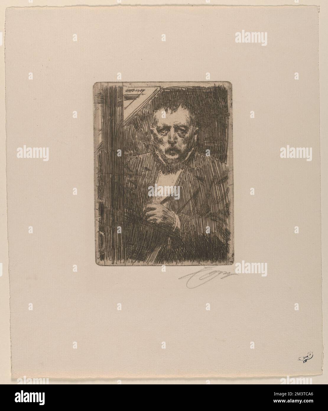 Self portrait, 1911 , Artists, Zorn, Anders, 1860-1920 Stock Photo - Alamy