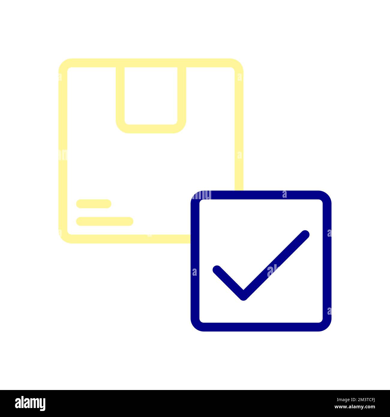 Package Arrived icon, the order has arrived at its destination Stock ...