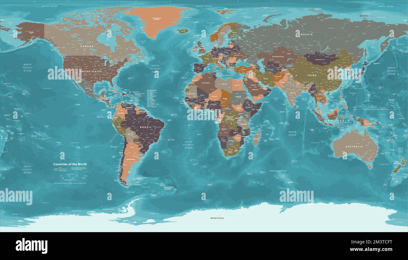 Antarctica map projection hi-res stock photography and images - Alamy