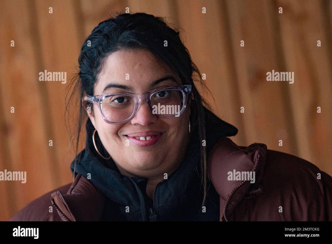 Melha Bedia attending a portrait session for the movie Toi Non Plus Tu ...