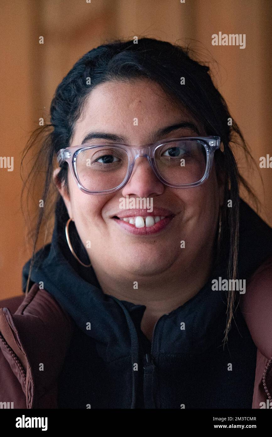 Melha Bedia attending a portrait session for the movie Toi Non Plus Tu ...
