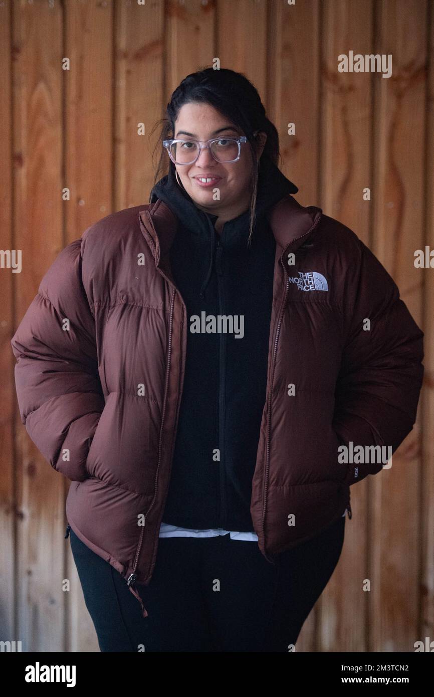 Melha Bedia attending a portrait session for the movie Toi Non Plus Tu ...