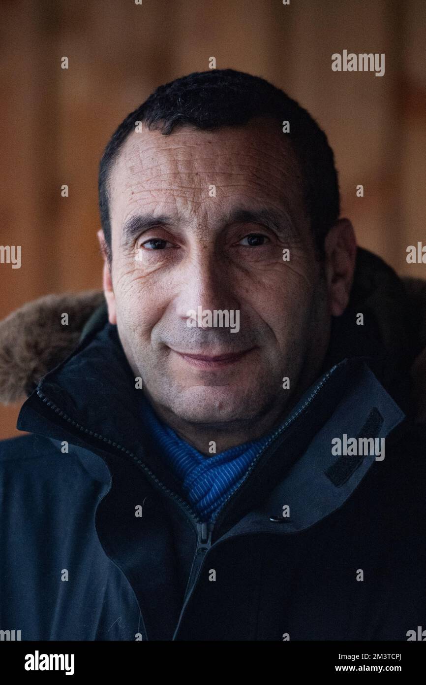 Zinedine Soualem attending a portrait session for the movie Toi Non ...