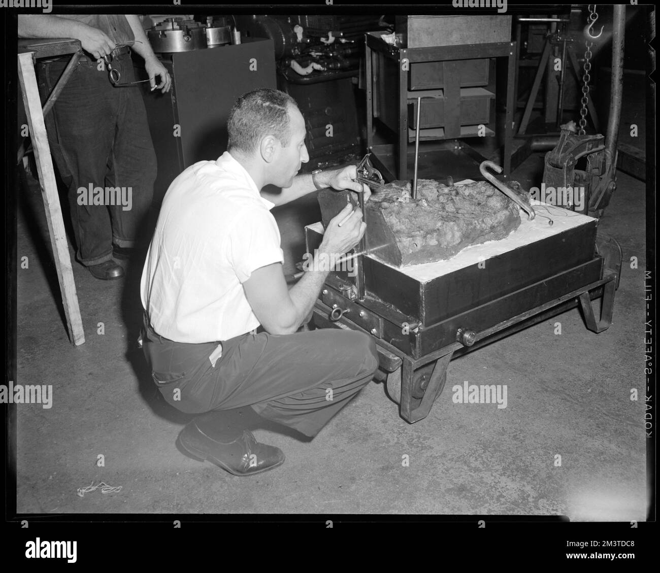 Setting mold for meterorite , Armories, Ordnance industry, Molds ...