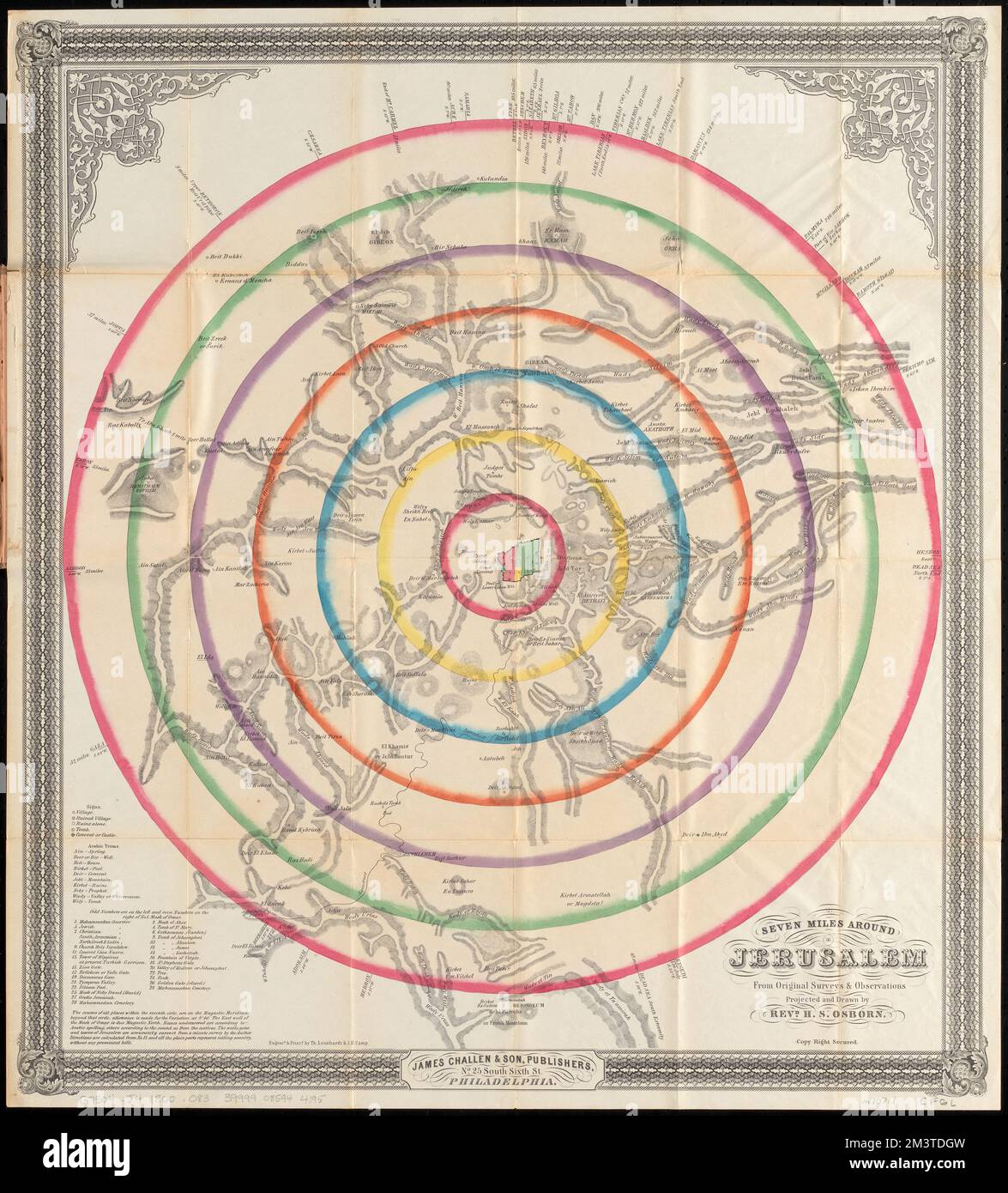Seven miles around Jerusalem : from original surveys and observations ...