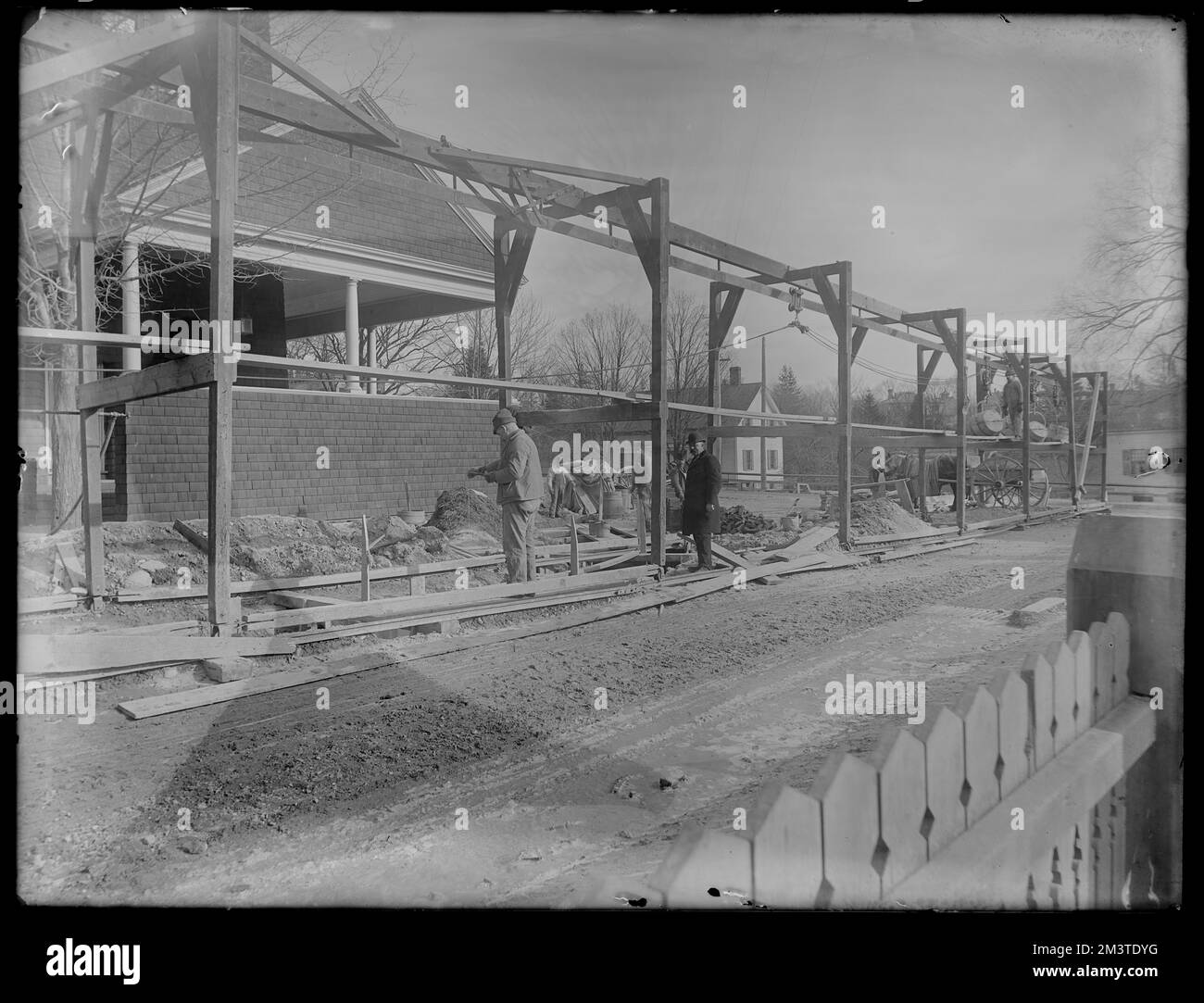 Sewer Mt. Vernon cor Centre St. W. Rox. , Construction, Sewers Edgar ...