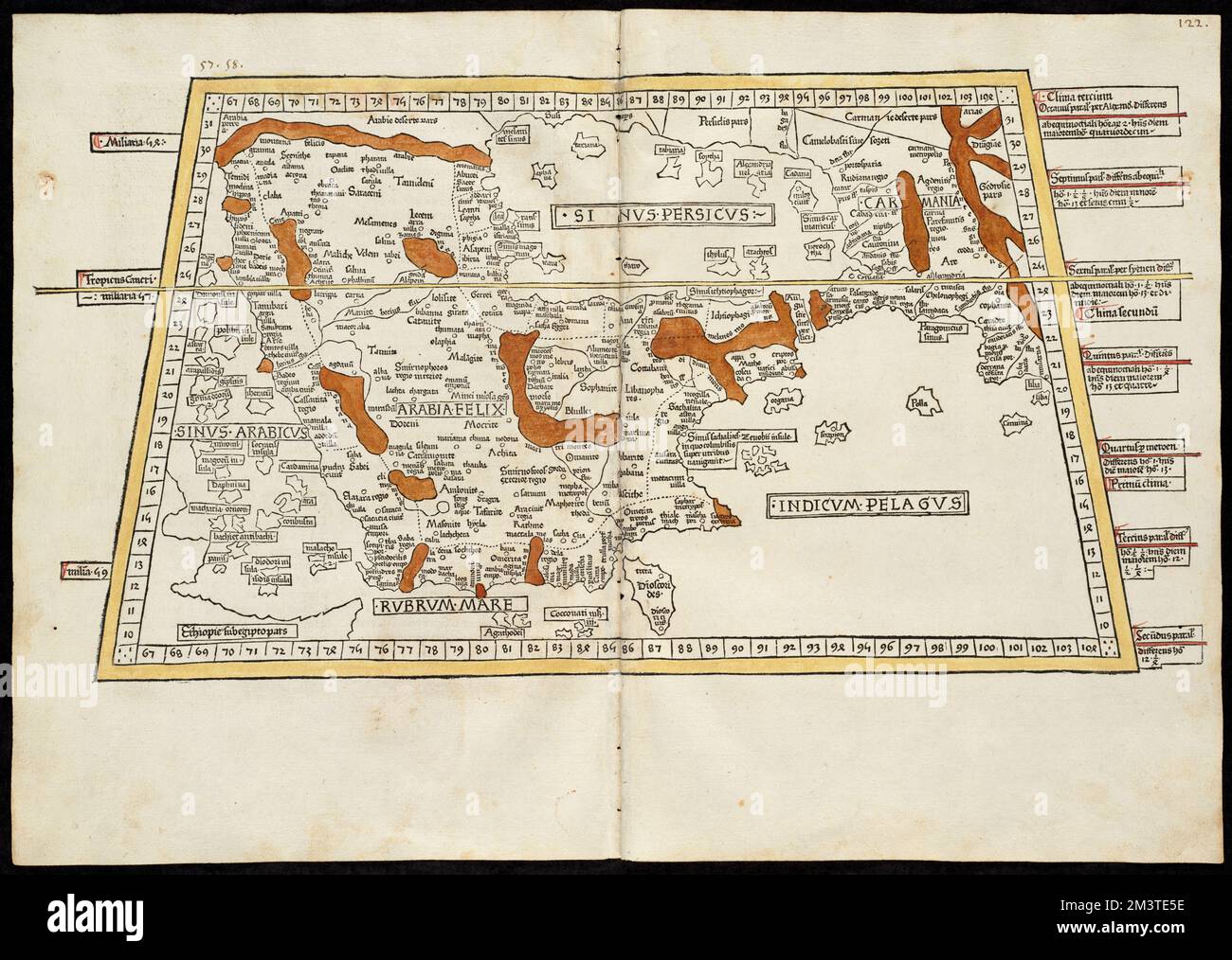 Sexta Asie tabula continet Arabiam, Felice atq[ue] Carmania cu ...