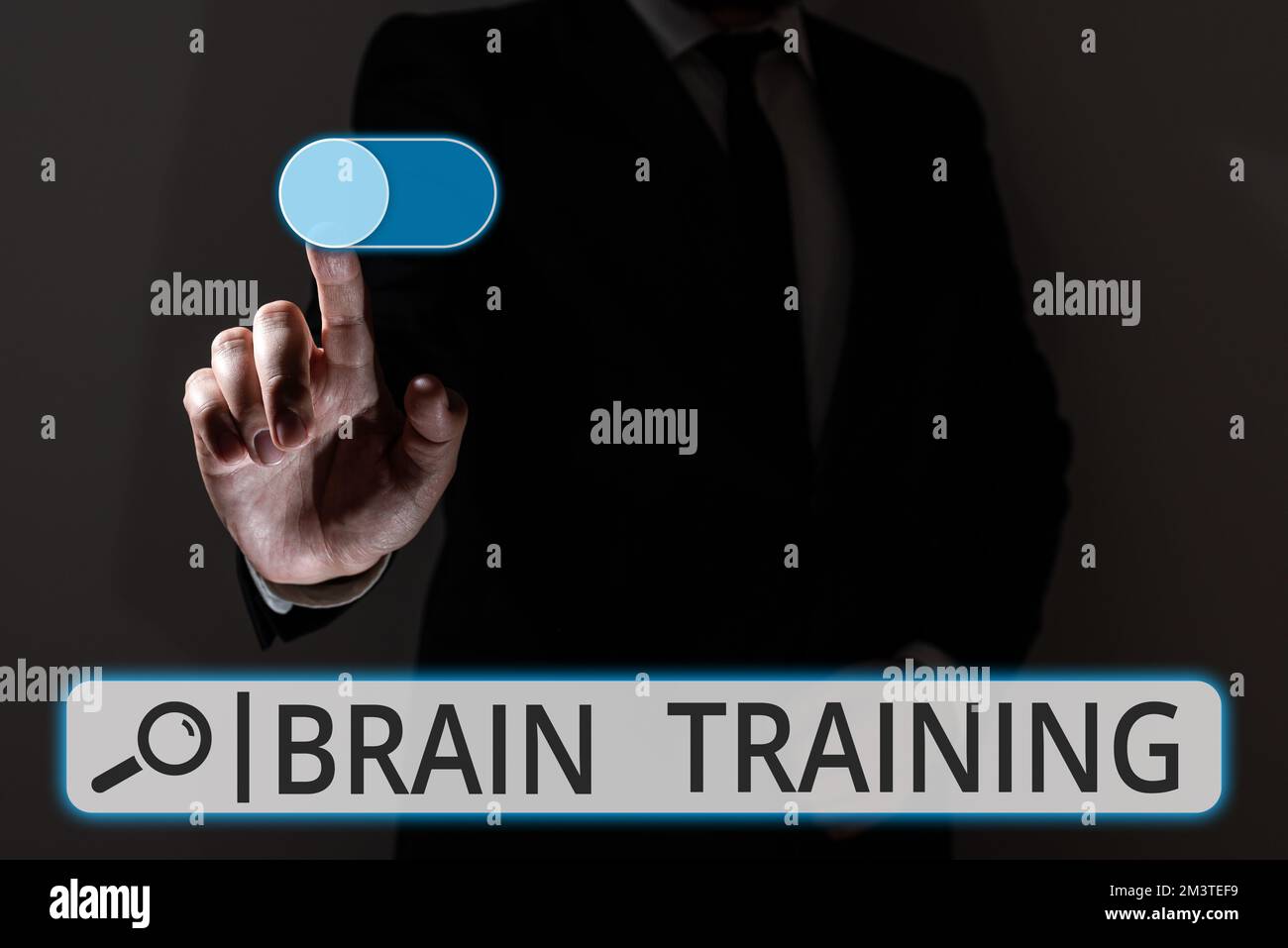 Conceptual display Brain Training. Conceptual photo mental activities ...