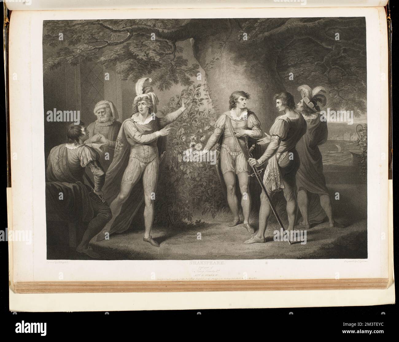 Shakspeare. First part of King Henry 6th, act II, scene IV , Gardens ...