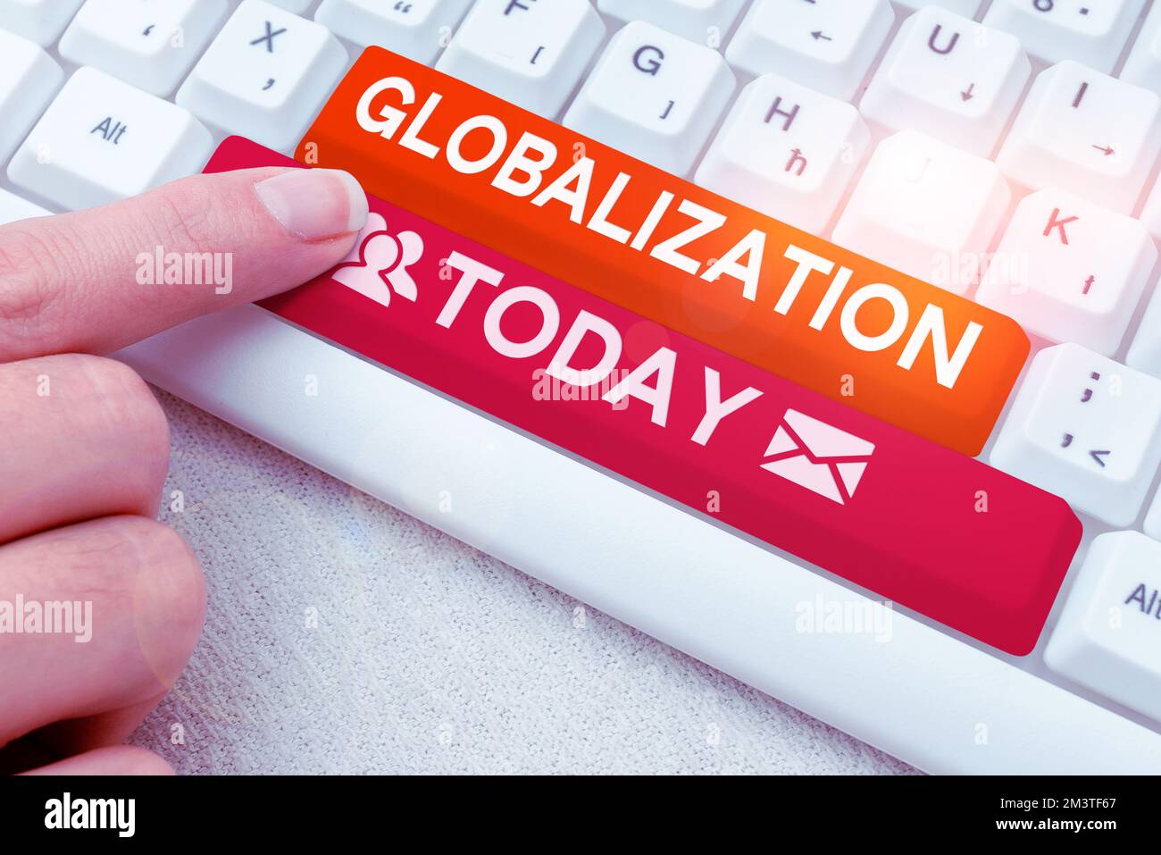 Sign displaying Globalization. Conceptual photo development of an ...