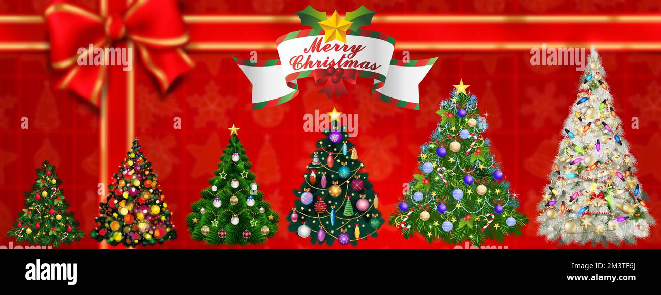 Colorful Christmas cards Stock Photo - Alamy