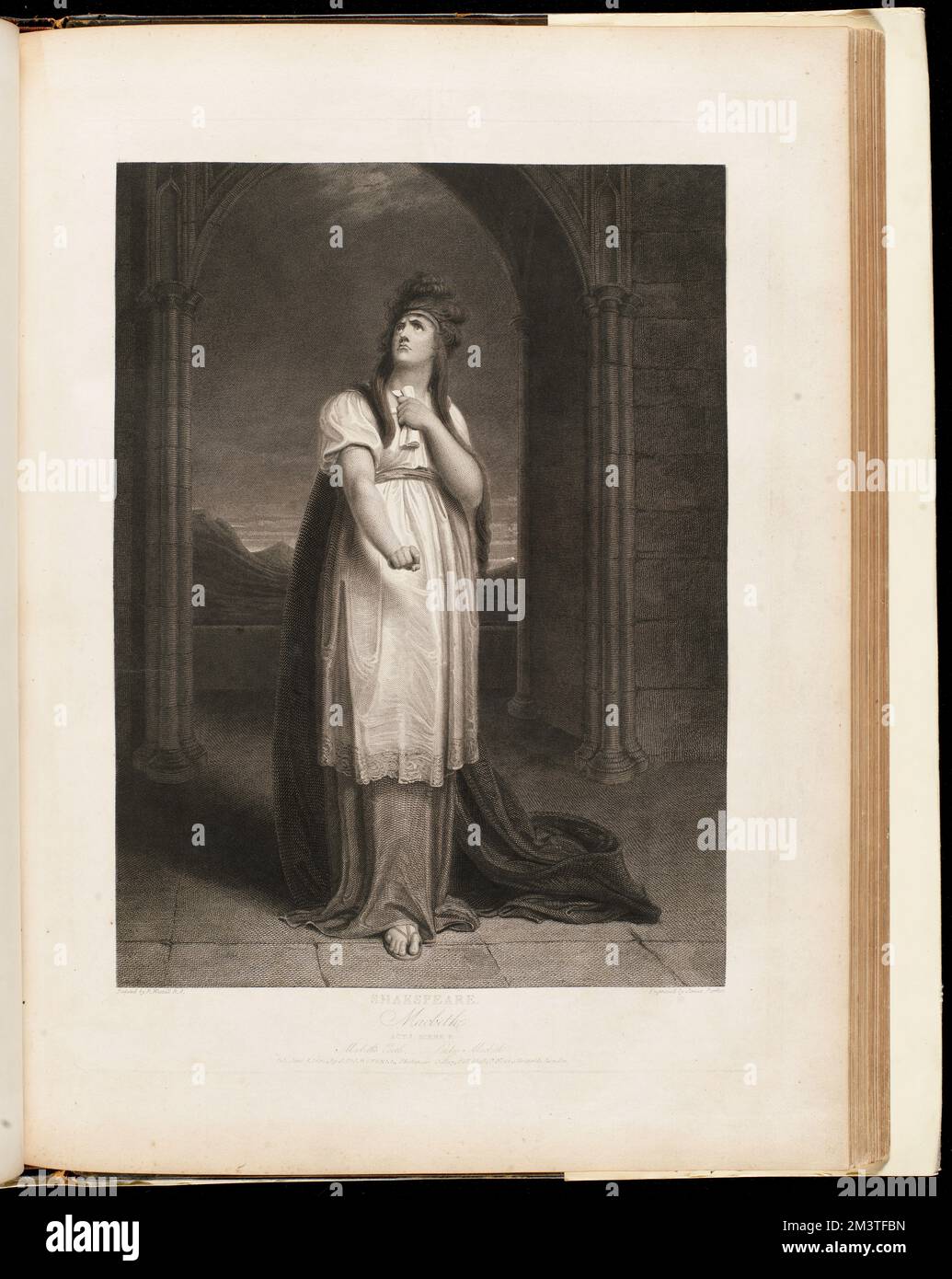 Shakspeare. Macbeth, act I, scene V : Macbeth's castle : Lady Macbeth ...