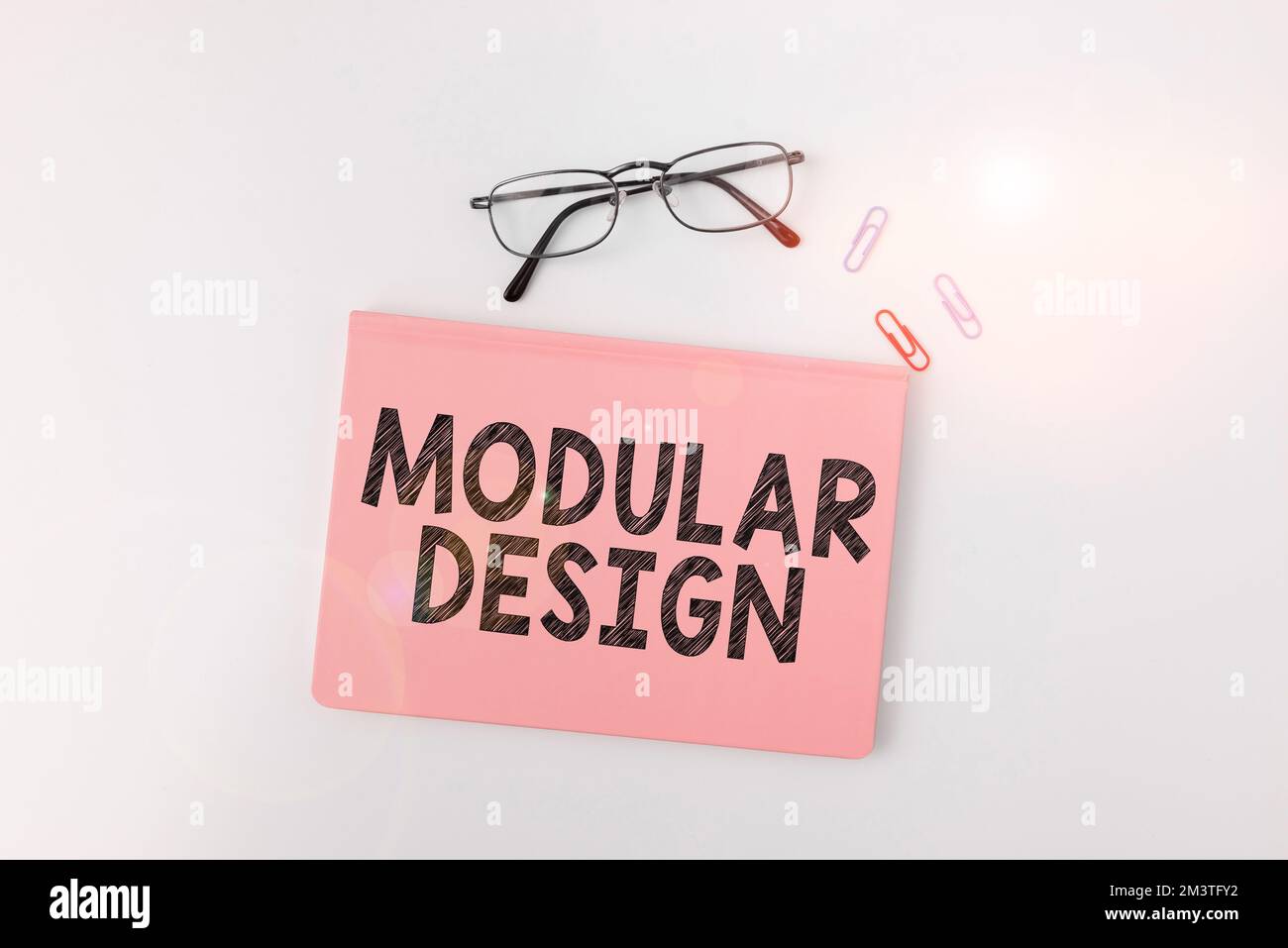 Sign displaying Modular Design. Business showcase product designing to ...