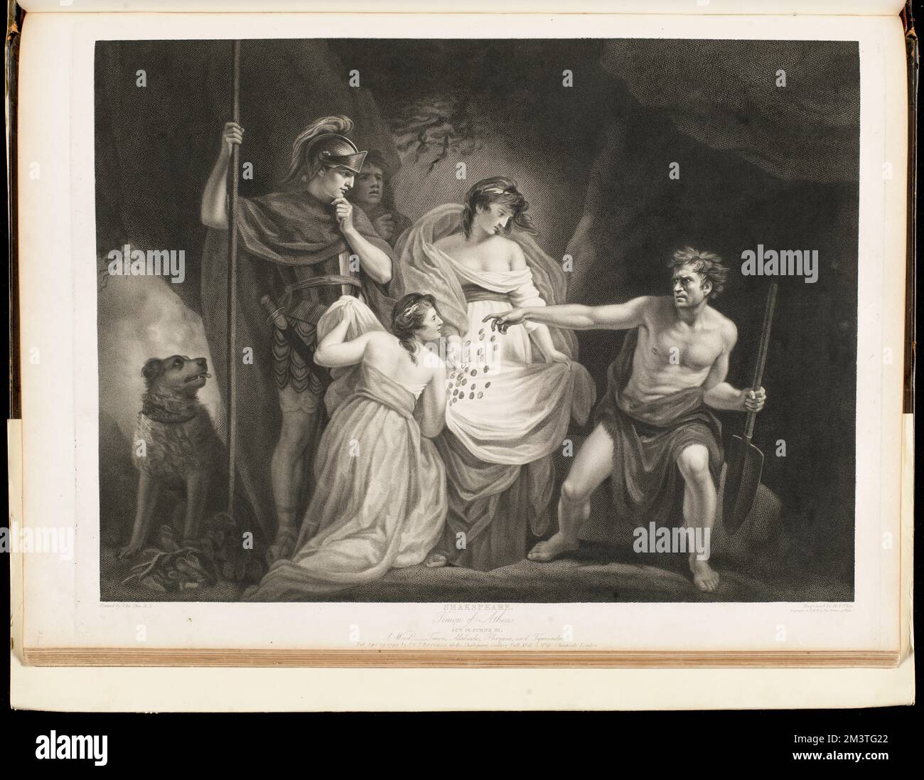 Shakspeare. Timon of Athens, act IV, scene III : A wood : Timon ...