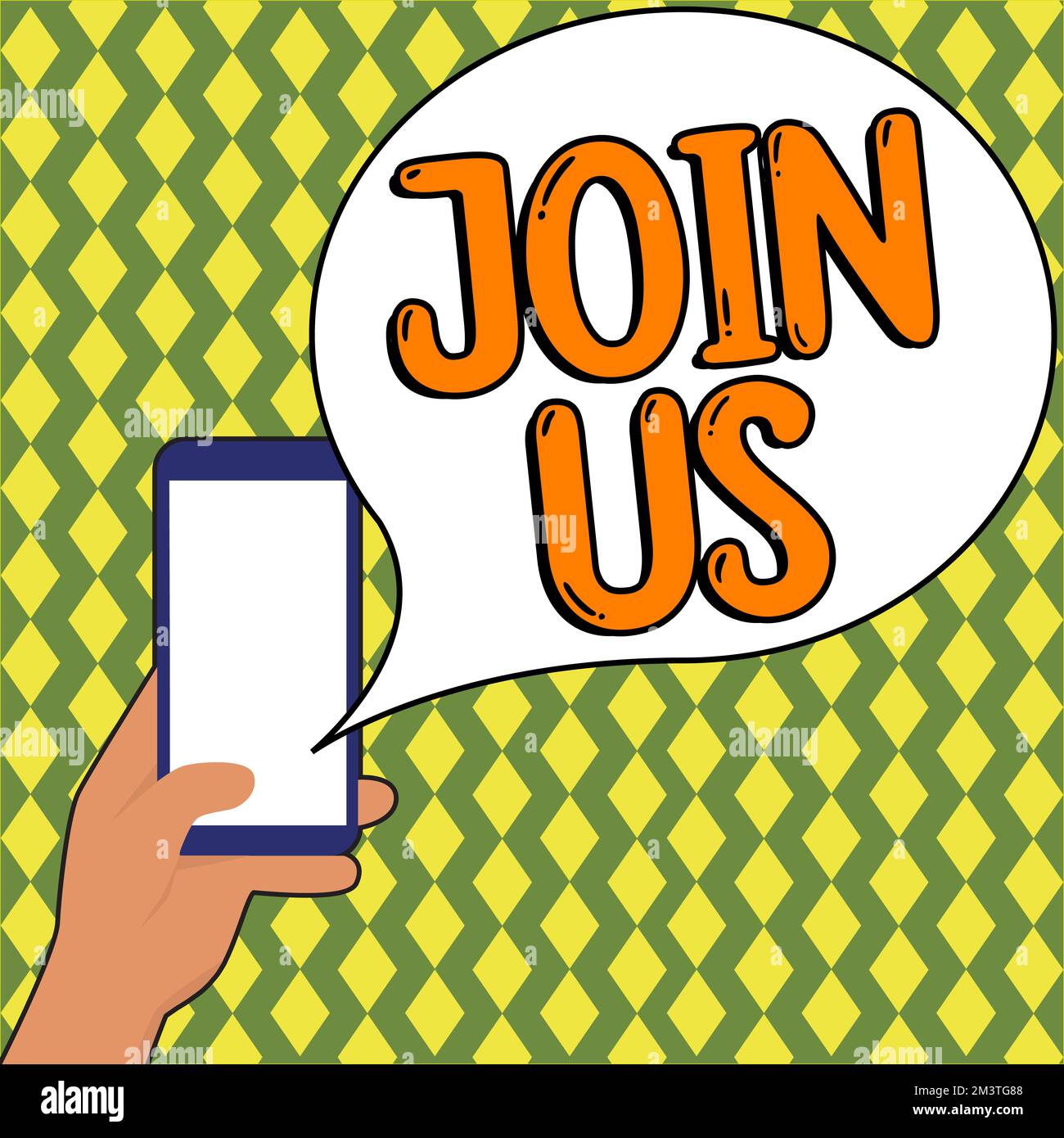 Handwriting text Join Us. Conceptual photo Register in community Team ...