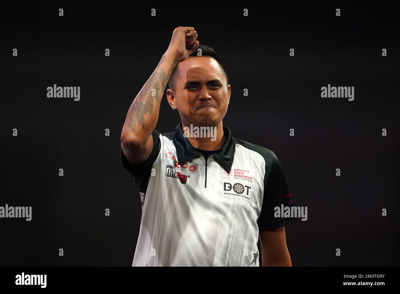 Philippines's Lourence Ilagan celebrates victory over Austria's Rowby ...