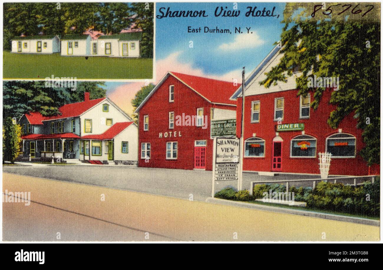Shannon View Hotel, East Durham, N. Y. , Hotels, Tichnor Brothers ...