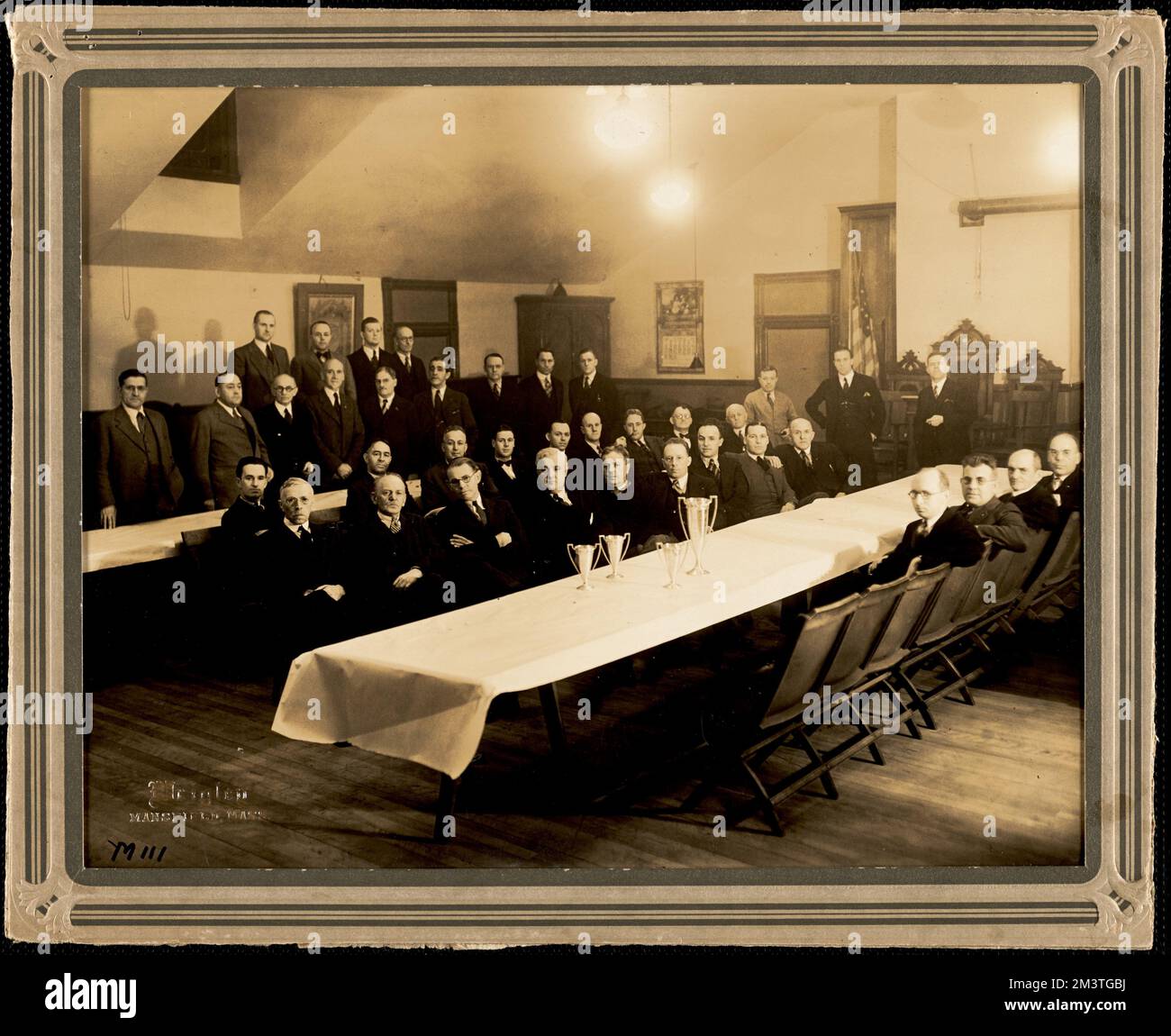 Sharon Lodge No. 240 I.O.O.F. - Bowling Club, 1930-1931 , Fraternal ...