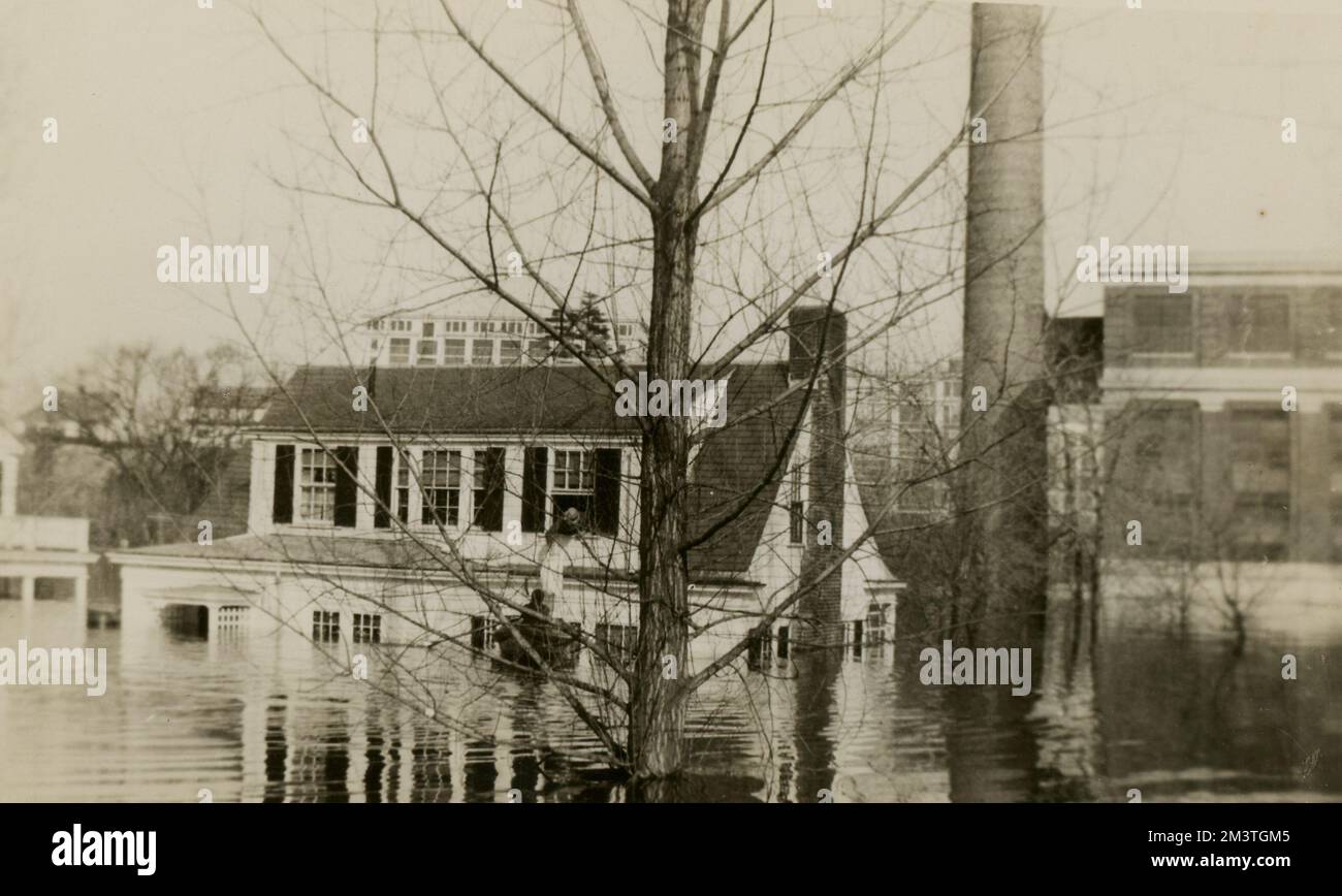 Shawsheen Village , Floods, Buildings . Massachusetts Stock Photo - Alamy