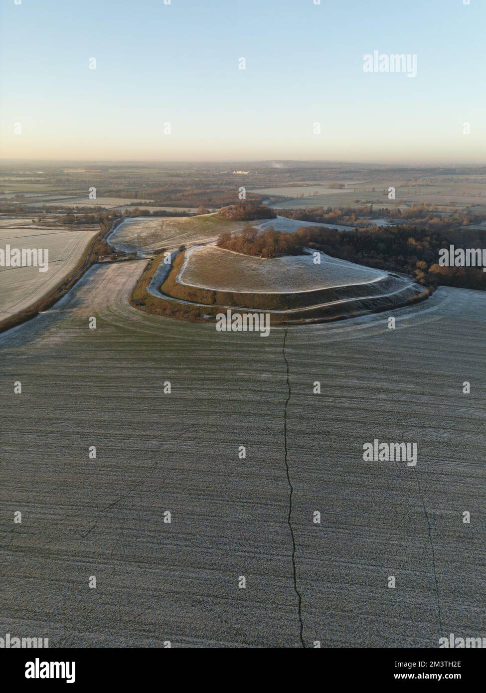 Wittenham clumps aerial hi-res stock photography and images - Alamy