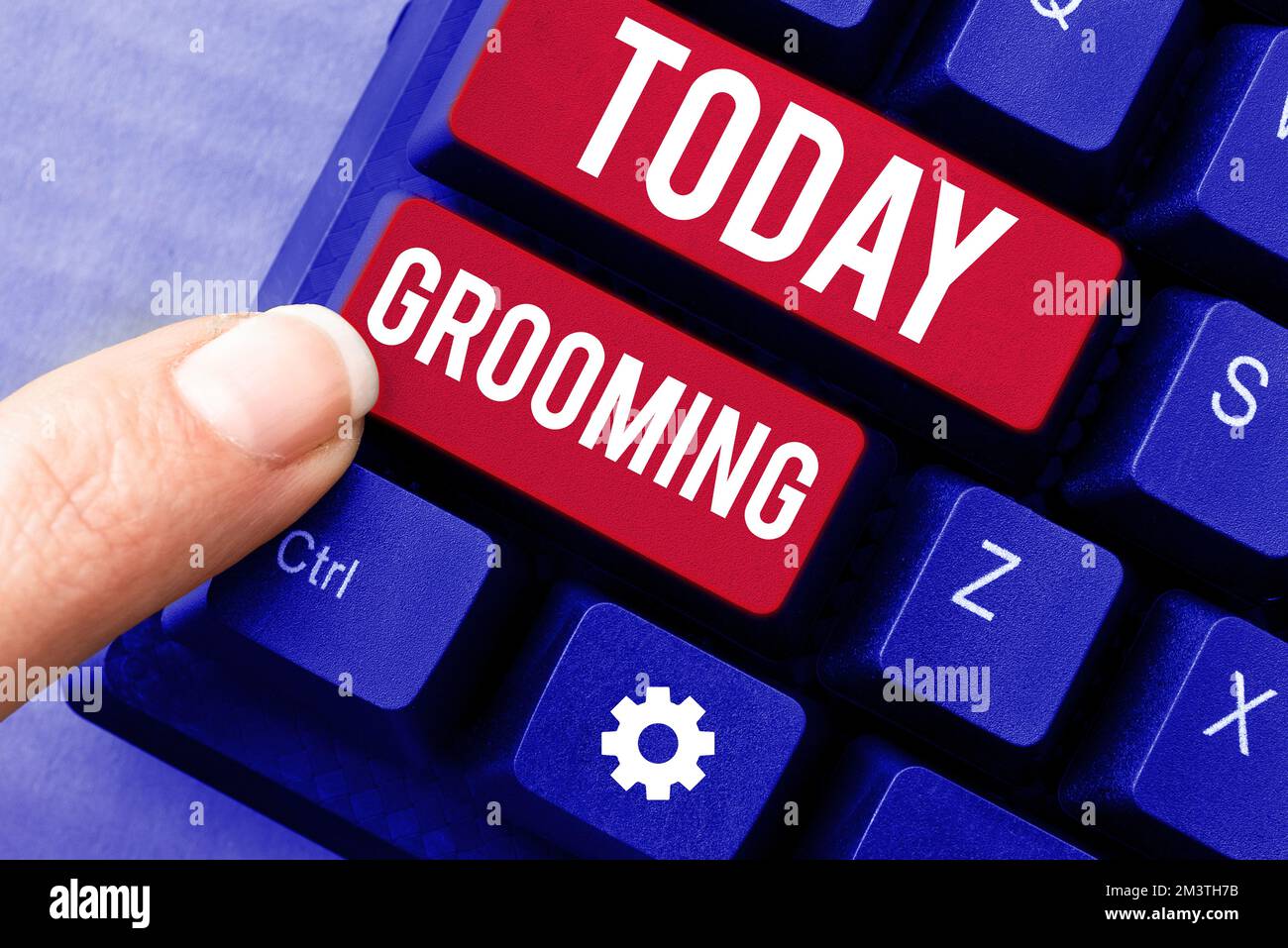 Handwriting text Grooming. Word Written on hygienic care and enhancing ...