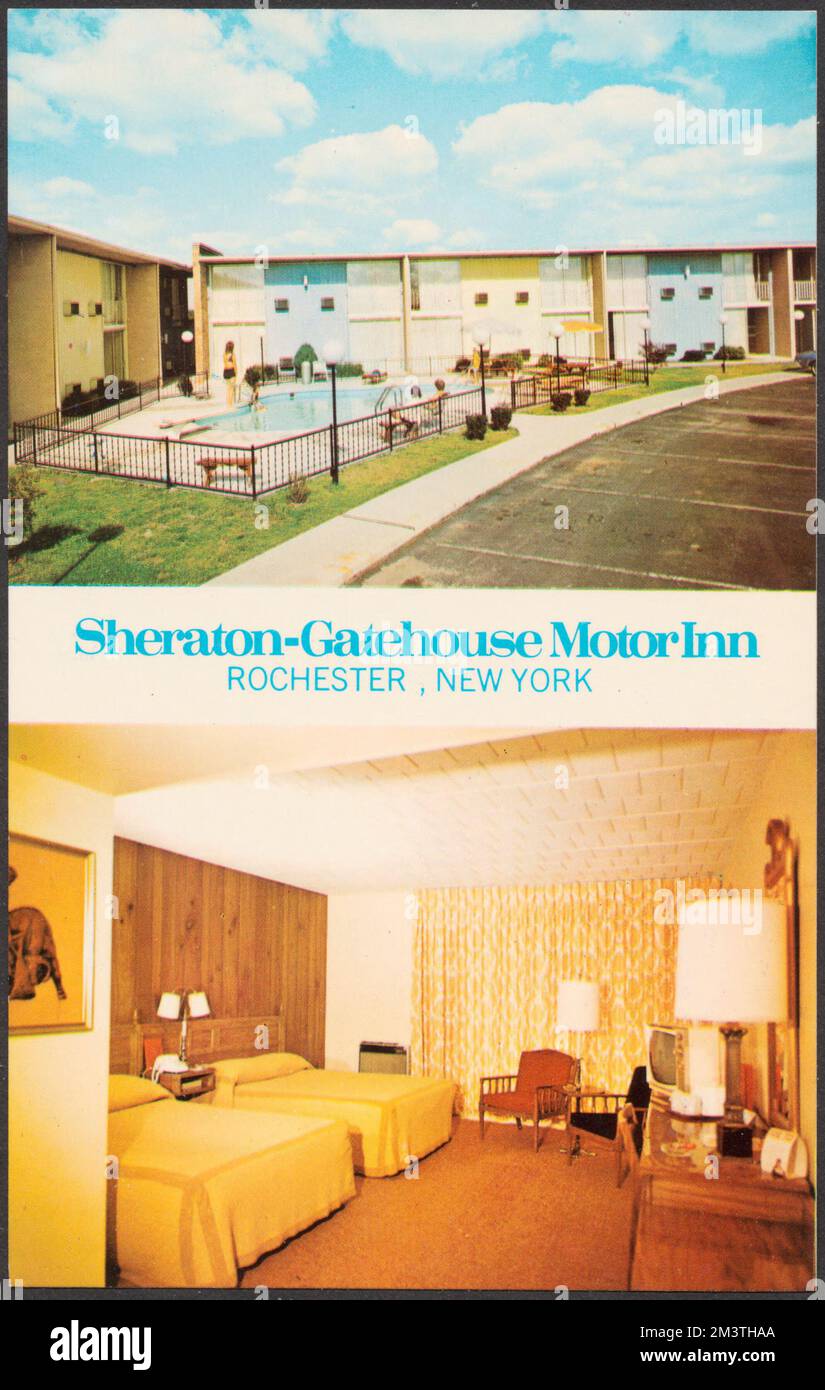 Sheraton-Gatehouse Motor Inn, Rochester, New York , Motels, Tichnor ...